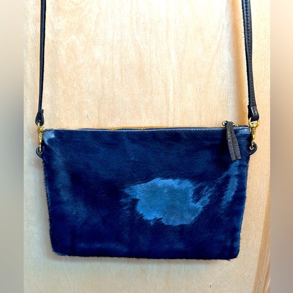 Clare V | Bags | Clare V Blue Pony Crossbody Bag | Poshmark